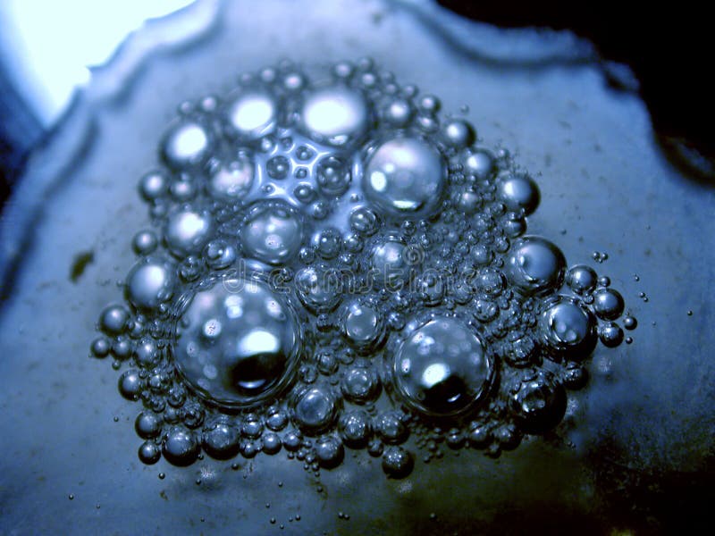 Blue Soap Bubbles Suds Texture Stock Photo - Image of abstract, liquids ...