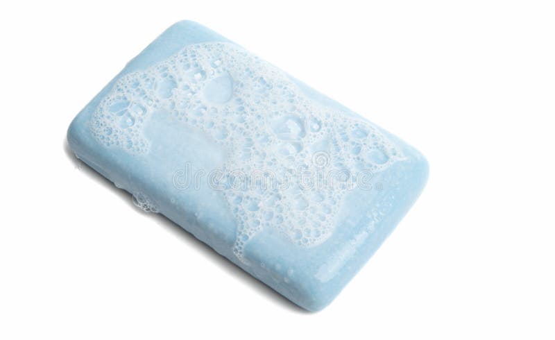 Blue soap isolated stock image. Image of healthy, body - 177414841