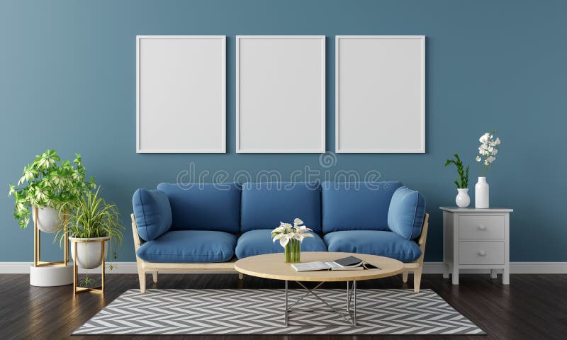Three Frame Living Room Mockup Stock Illustrations – 2,376 Three Frame ...