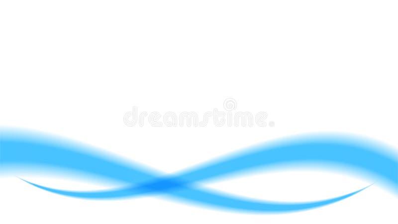 Blue Soft Wave Shape Graphic on White Background, Abstract Blue Graphic ...