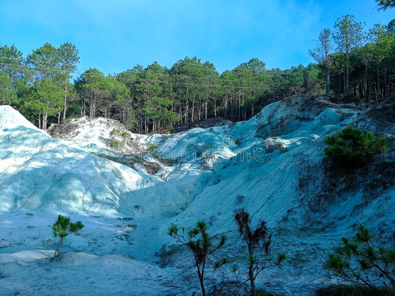 Blue Soil in Sagada stock image. Image of rock, ridge - 219322785