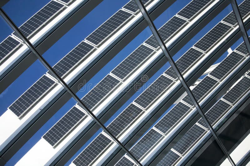 Blue solar cells stock photo. Image of system, photovoltaic - 49322346