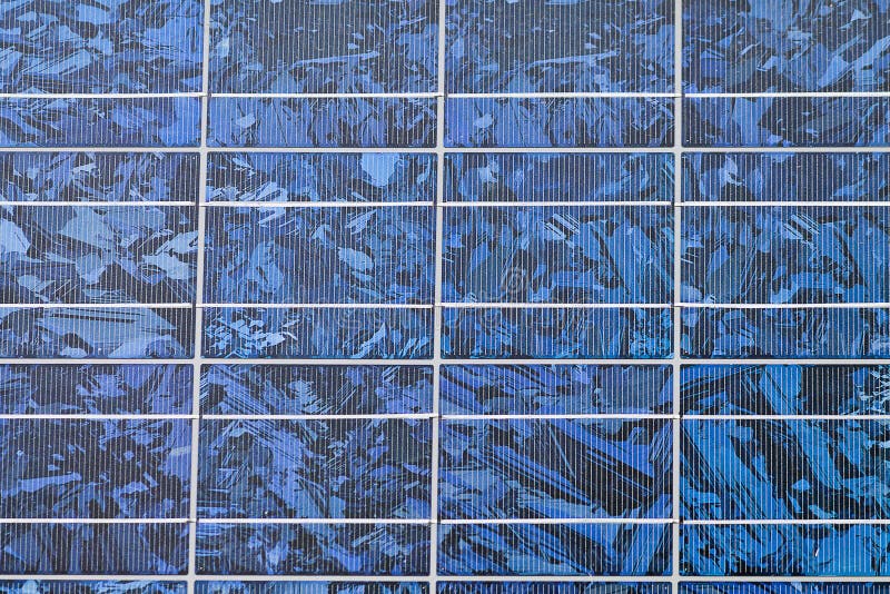 Blue solar panel stock image. Image of energy, inverter - 73780433