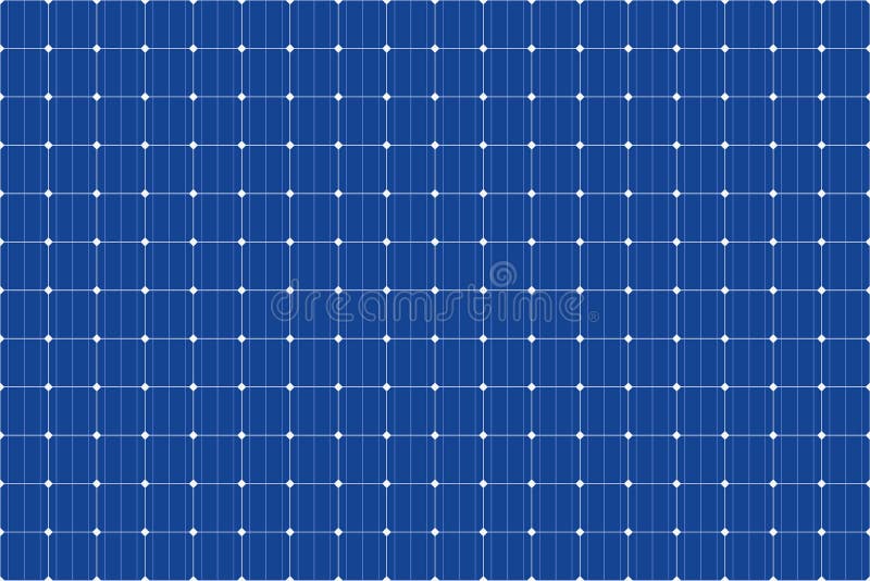 Blue Solar Panel Seamless Texture, Abstract System Collector from Poly ...