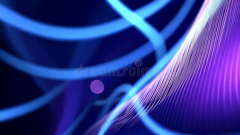 Blue Sound Generating Undulating, Wave Dynamic Particle Flow Against ...