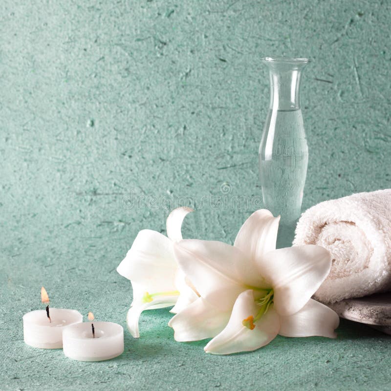 Blue spa stock photo. Image of lifestyle, beauty, lavender - 12090478