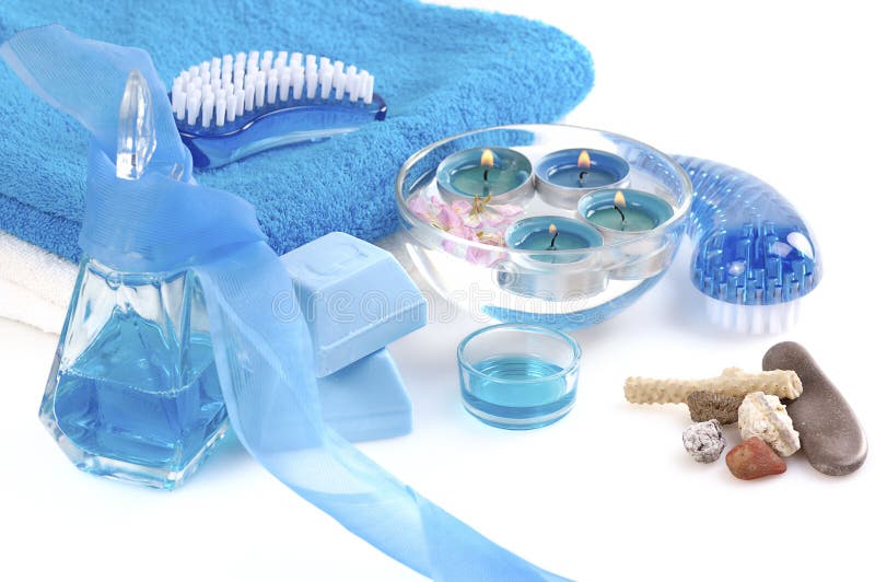 Blue spa stock image. Image of individuality, lifestyle - 5495853