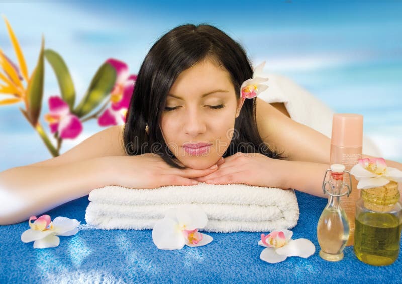 Blue spa 8 stock photo. Image of dream, dreaming, orchid - 2612578