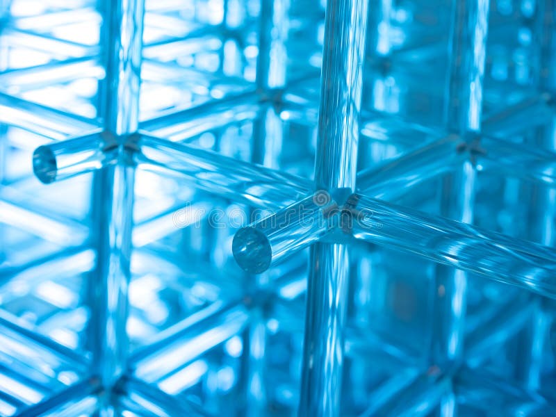 Blue Space Dimension Science and Technology Background Stock Image ...