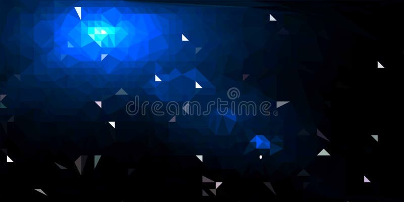 Blue Space Particles Abstract Background Stock Illustration ...