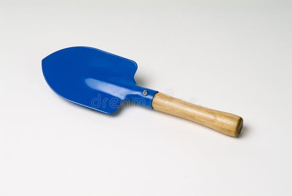 Blue Spade stock photo. Image of education, blue, concepts - 3224666