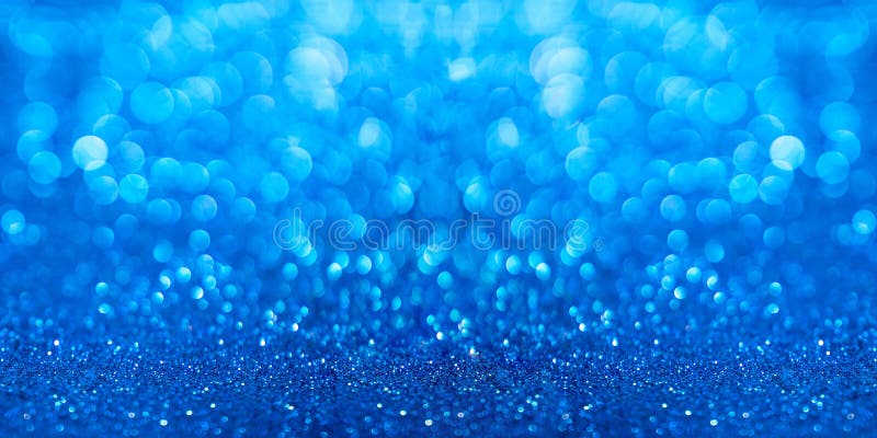 Blue Sparkle Background with Bokeh. Stock Photo - Image of trendy ...