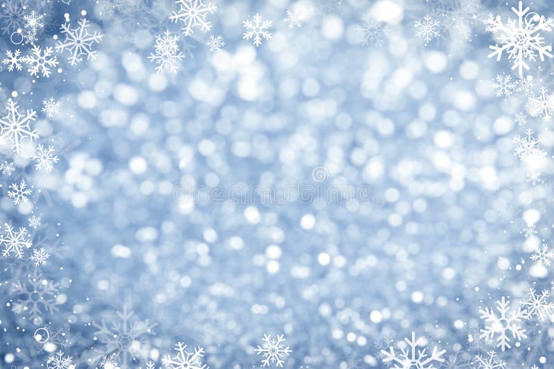 Blue Sparkling Lights Background Stock Illustration - Illustration of ...