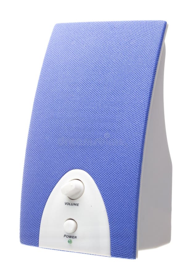 Blue speaker stock image. Image of speaker, baffle, disco - 7591613