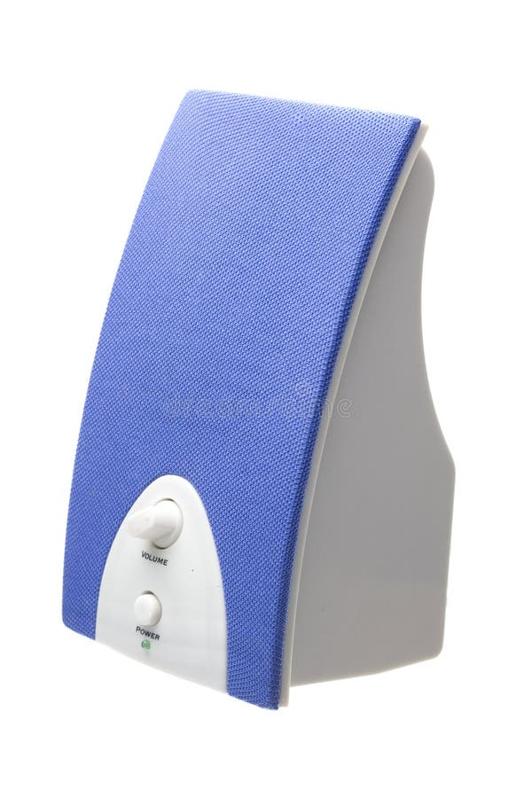 Blue speaker stock photo. Image of control, technology - 8527986
