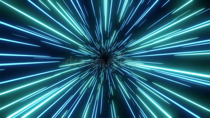 Blue Speed Light Abstract Background. Stock Illustration - Illustration ...