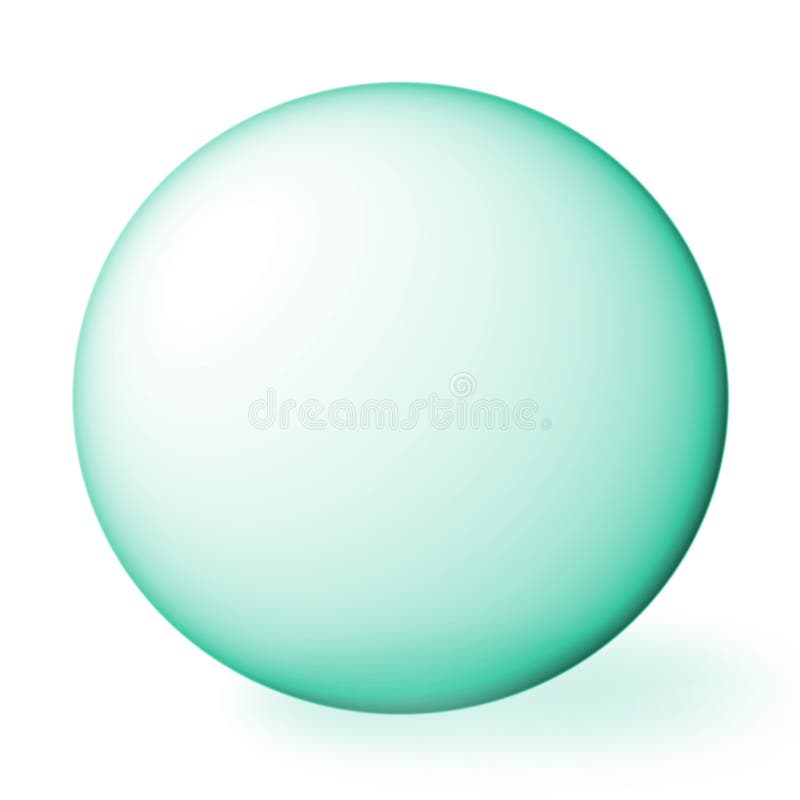 Blue sphere. stock illustration. Illustration of ball - 16848169