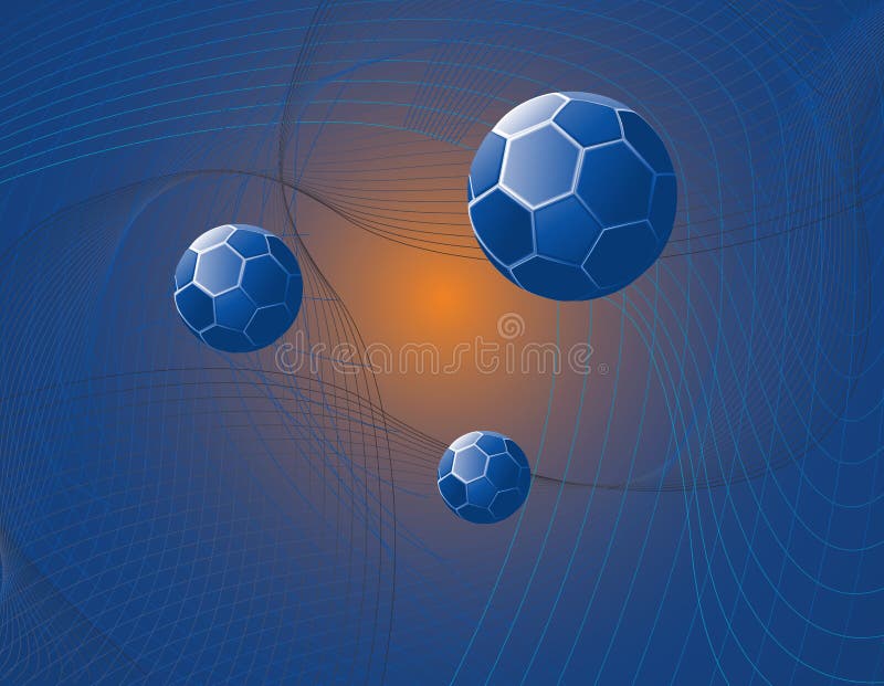 Blue Sphere Abstract stock vector. Illustration of future - 3990796