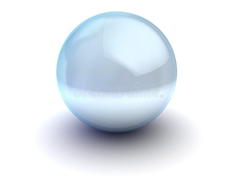 Blue sphere stock illustration. Illustration of molecule - 60654107
