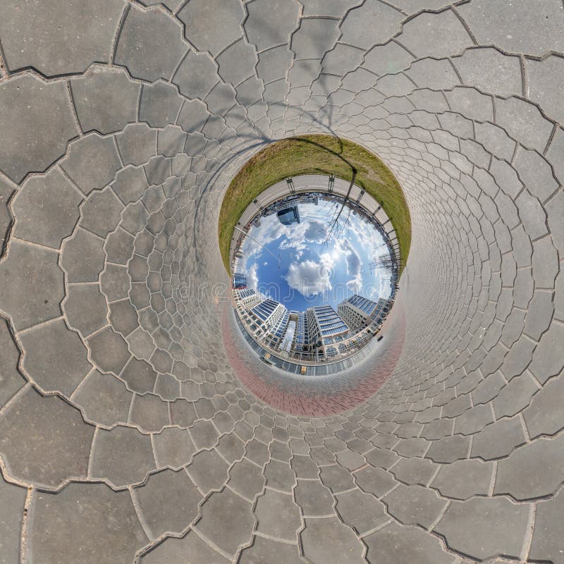 Blue Sphere Inside Overlooking Old Town, Urban Development, Historic ...