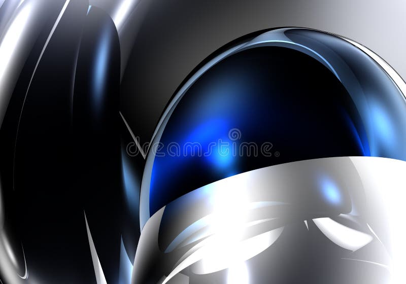 Blue&silver metall stock illustration. Illustration of nightclub - 514446