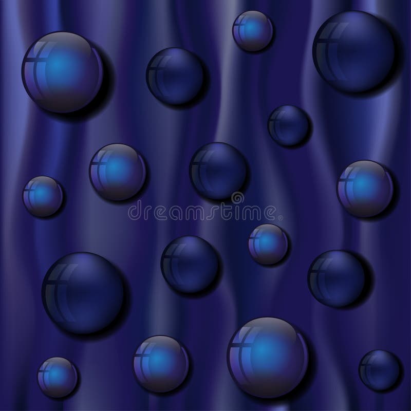 Blue spheres stock vector. Illustration of blue, texture - 30682932