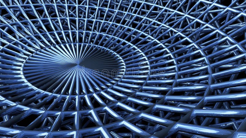 Blue spherical frame. stock image. Image of closeup - 178416419