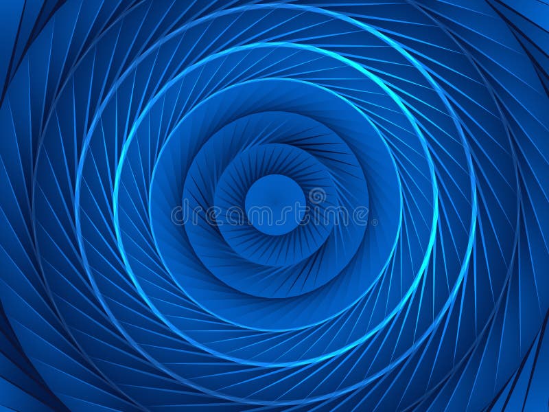 Blue spiral background stock illustration. Illustration of colour - 6714704