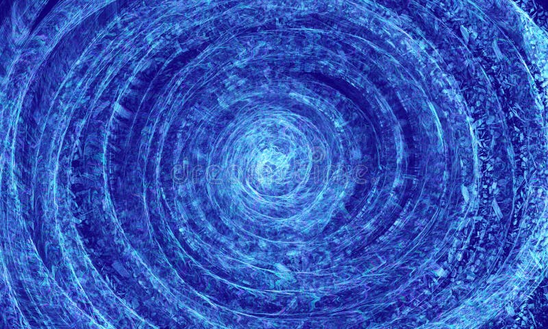 A Blue Spiral Background Illustration Stock Illustration - Illustration ...