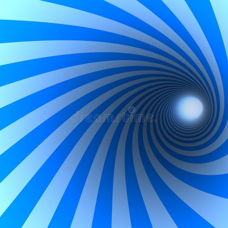 Blue abstract spiral stock illustration. Illustration of optical - 51147394