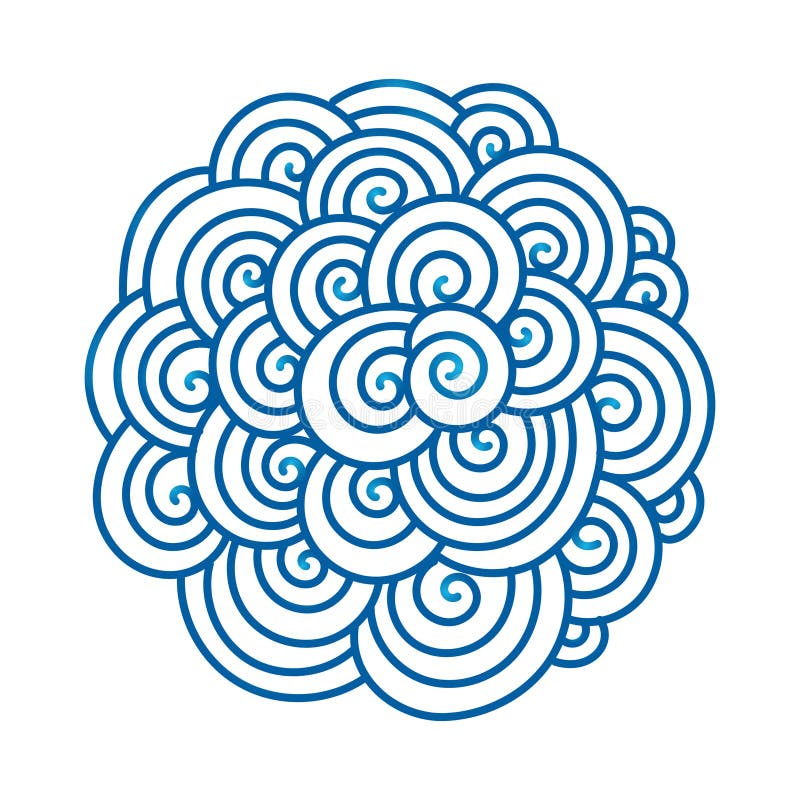 Simple Mandala Blue Stock Illustrations – 4,074 Simple Mandala Blue ...