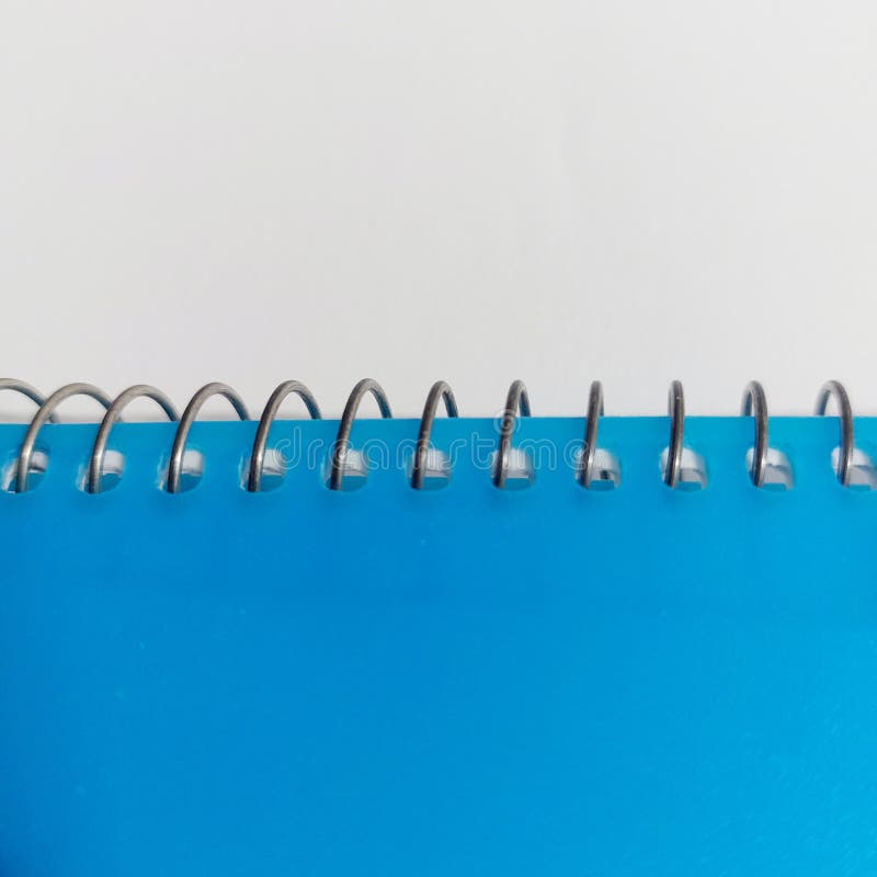 Blue Spiral Notebook Art Design Stock Image - Image of spiral, design ...
