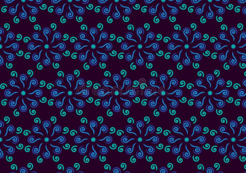 Blue Spiral Pattern Wallpaper for Use with Design Layouts Stock ...