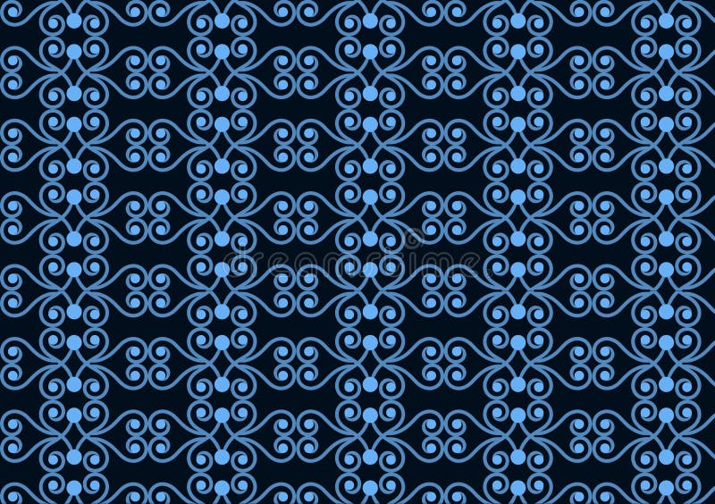 Blue Spiral Pattern Wallpaper for Use with Design Layouts Stock ...