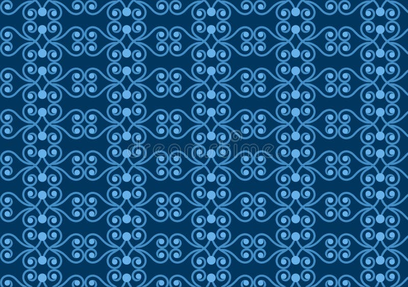 Blue Spiral Pattern Wallpaper for Use with Design Layouts Stock ...