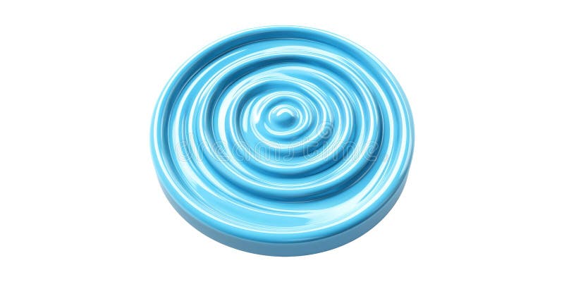 Blue Spiral Shape Illustration Isolated on Transparent Background Stock ...