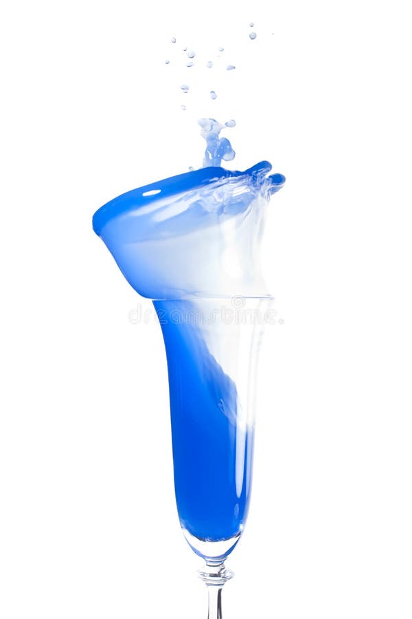 Blue splash stock image. Image of shape, bright, glass - 23472933