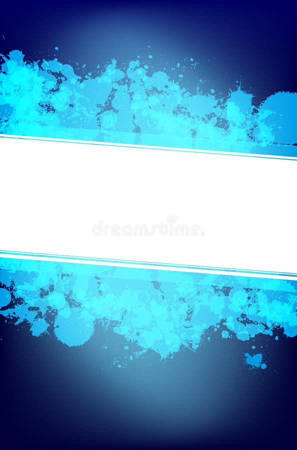 Blue Splash Background with Place for Text Stock Vector - Illustration ...