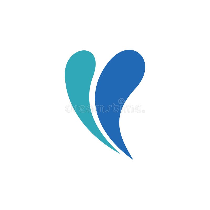Blue Water Splash Logo Template Illustration Design. Vector EPS 10 ...