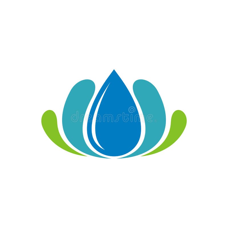 Blue Water Splash Logo Template Illustration Design. Vector EPS 10 ...