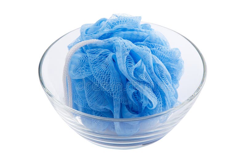 Blue spong stock photo. Image of closeup, isolated, odour - 18849264