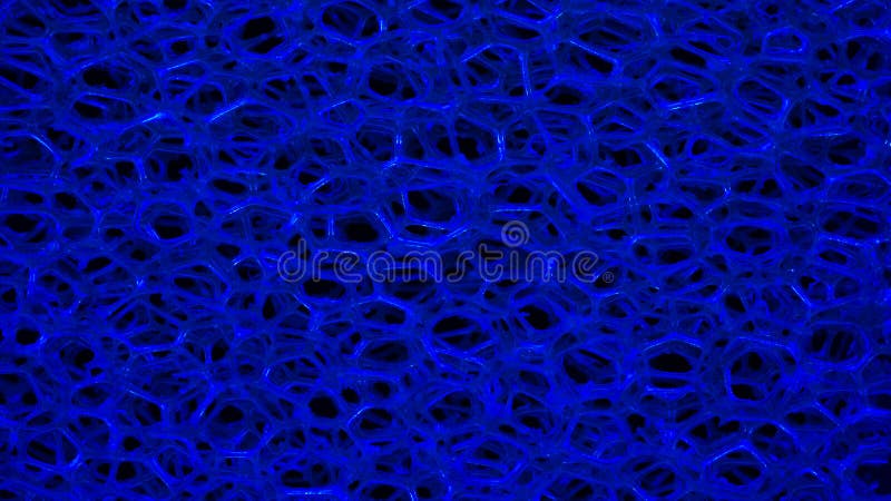 Blue Sponge. 3D Structure, Background, Texture Stock Image - Image of ...