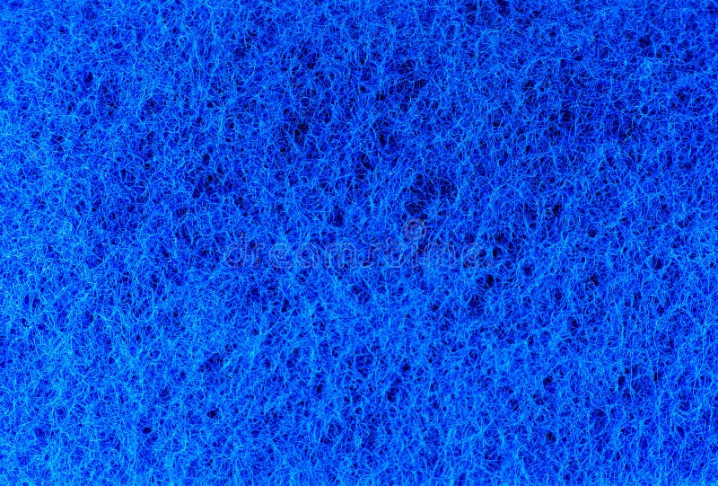 Blue Sponge Texture Background. Close Up, Macro Photo Stock Image ...