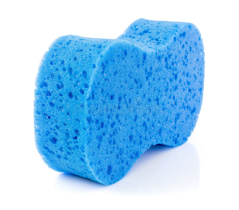 Blue sponge texture stock photo. Image of bathroom, abstract - 93514604