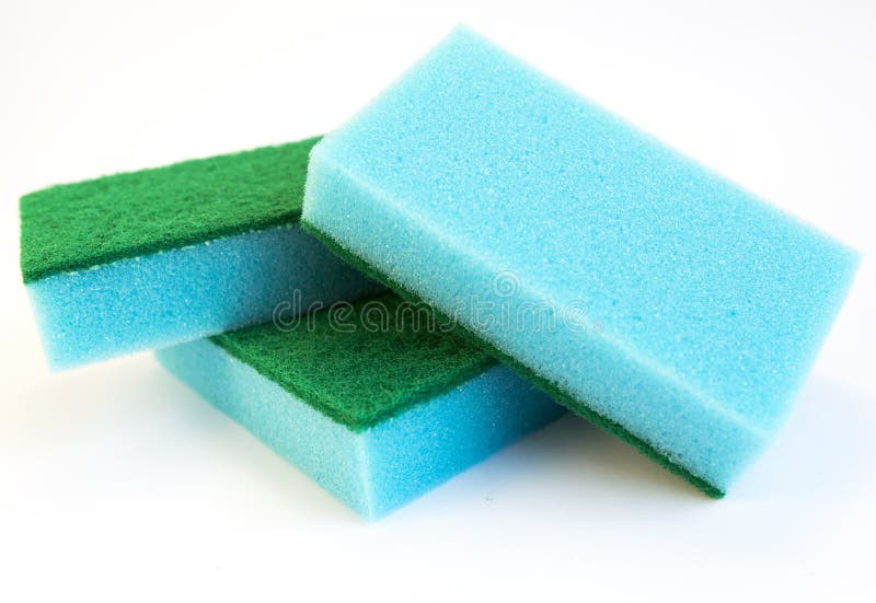 Blue sponge stock photo. Image of copy, sponge, white - 48267614