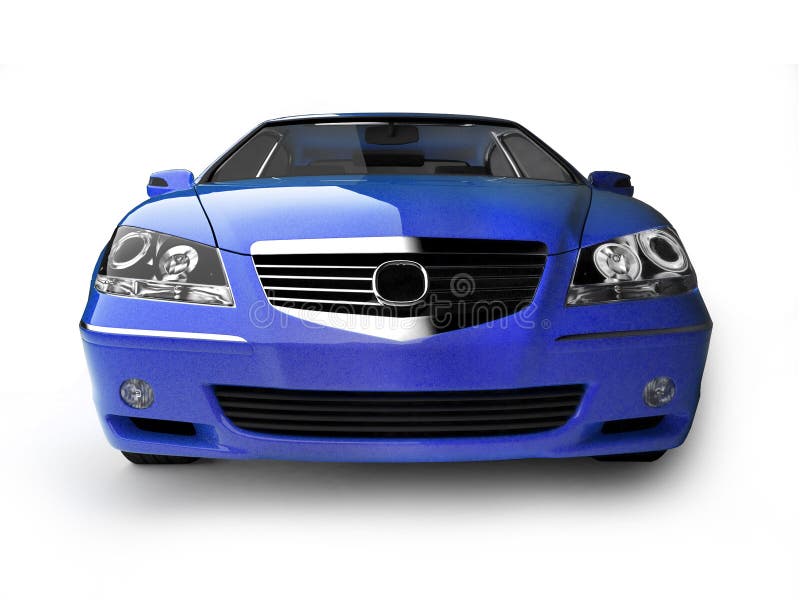 Isolated Blue Car Front View Stock Illustrations – 3,165 Isolated Blue ...