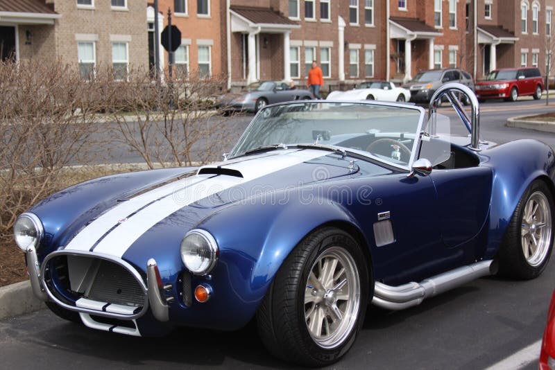 Blue sportscar editorial image. Image of classic, racing - 55443895