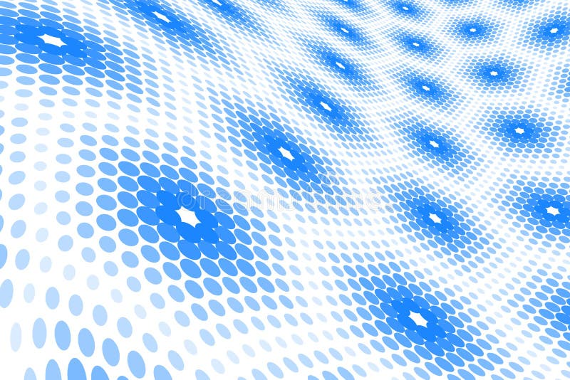 Blue Dot Pattern Picture. Image: 14548560