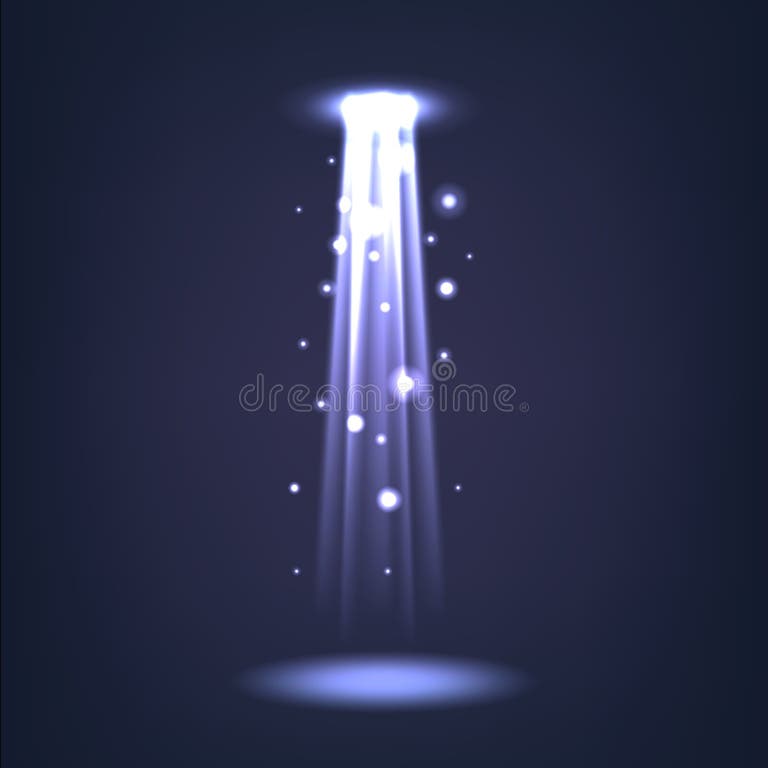 Blue Spotlight Beams, Blue Focus Ceiling Light, Highlighting Objects or ...