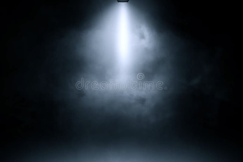Blue Spotlight Smoke Studio Entertainment Stock Illustration ...